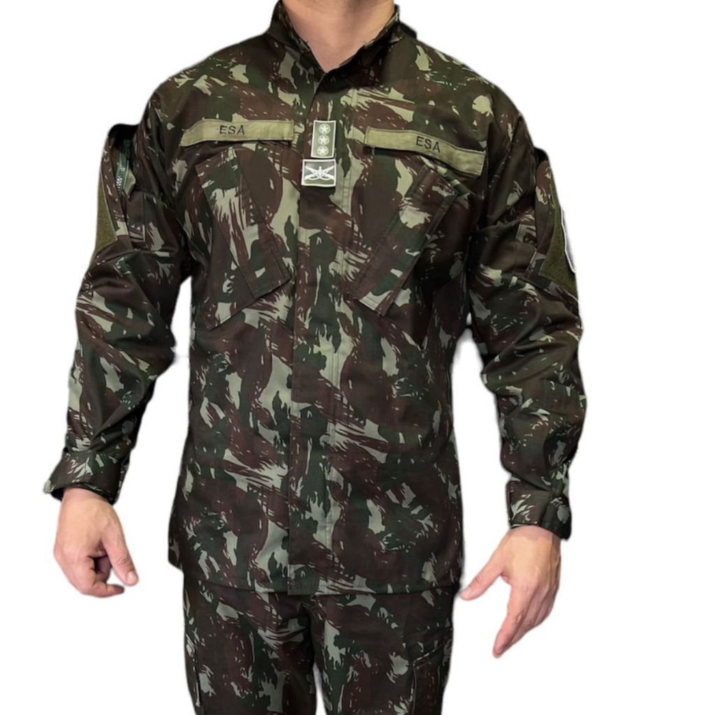 Farda Modelo Novo Exército Brasileiro Alta Solidez Camuflada | Shopee ...