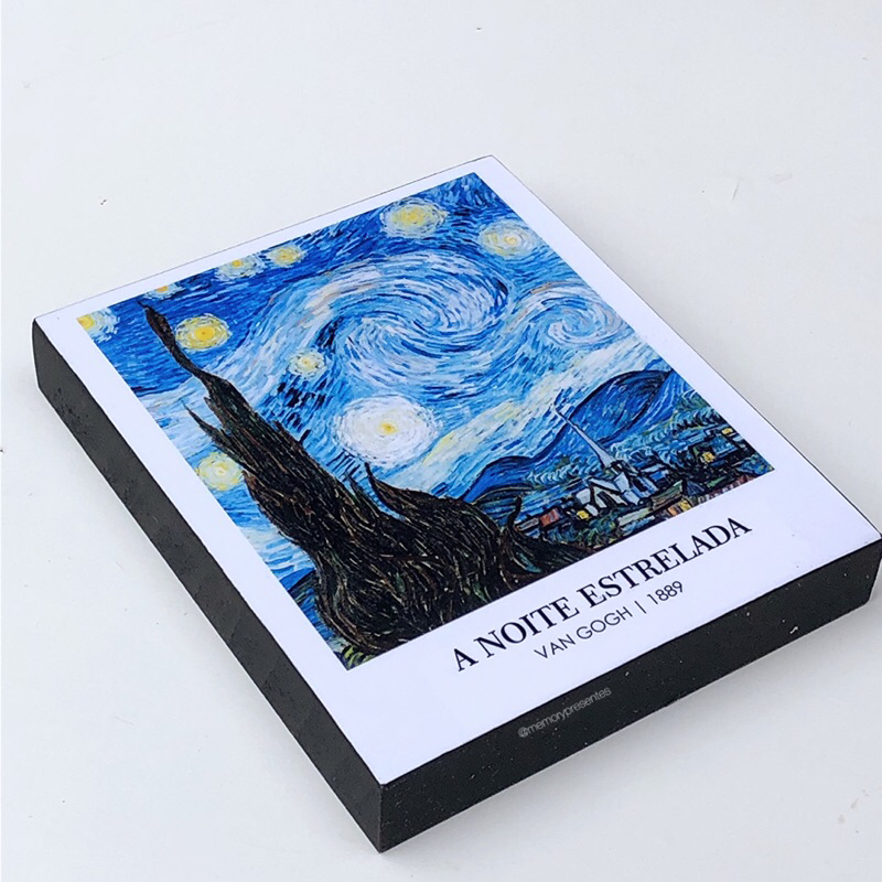 Polaroid Mesa Noite Estrelada de Van Gogh 10x12 | Presente para si ...