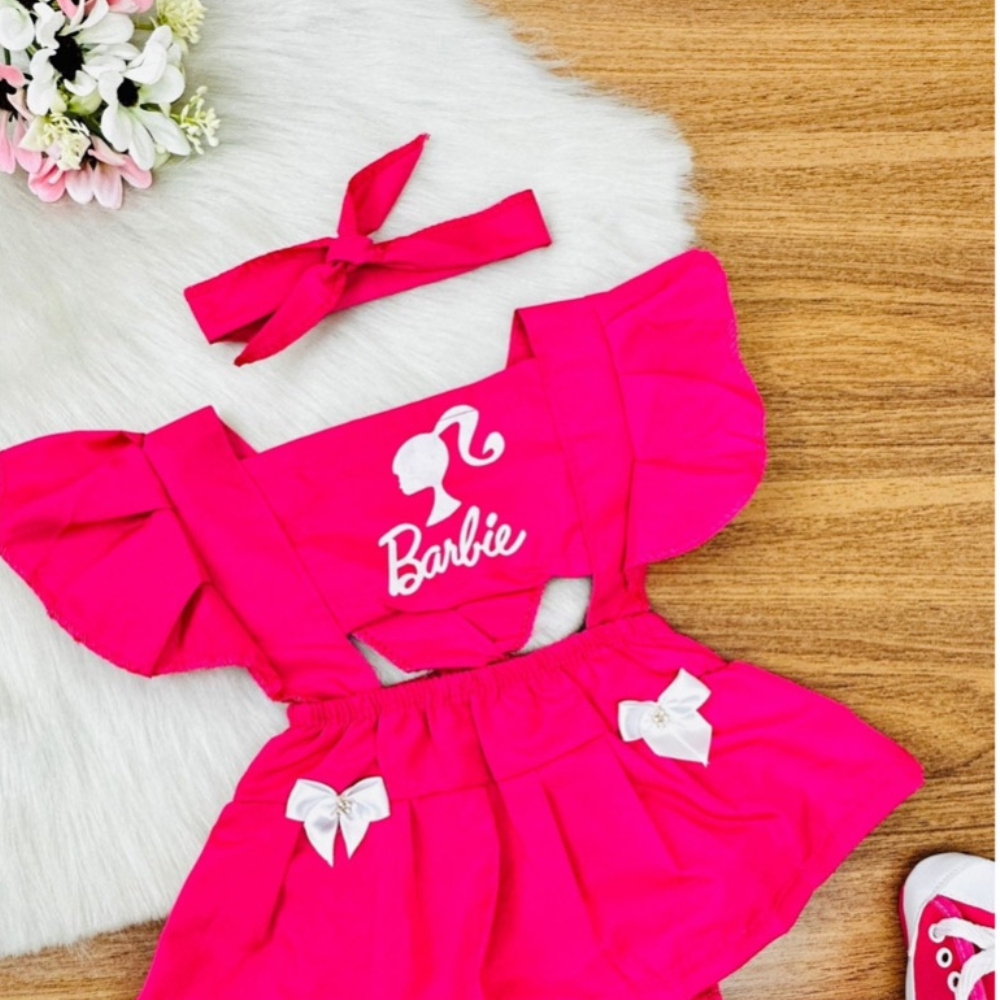 romper Barbie girl para mesvesario | Shopee Brasil
