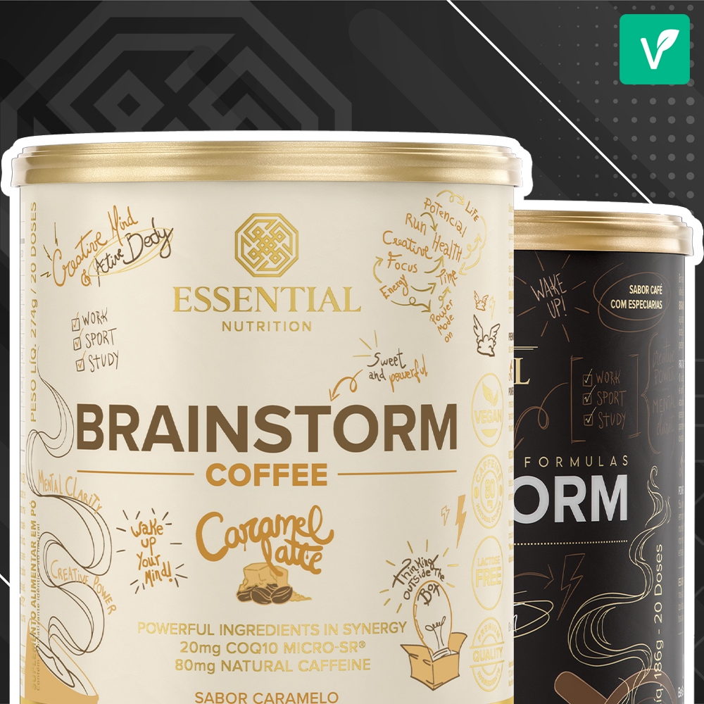 Brainstorm Coffee (Todos os Sabores) Essential Nutrition | Shopee Brasil