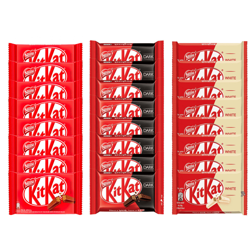 Kit Caixa De 6 Unidades Chocolate Nestlé Kit Kat Sabores 41,5g | Shopee ...