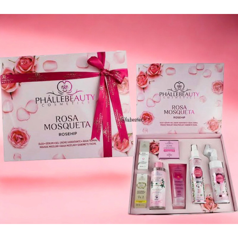 KIT ROSA MOSQUETA COM 7 PRODUTOS - PHALLEBEAUTY/KIT CAPILAR SOUL ...