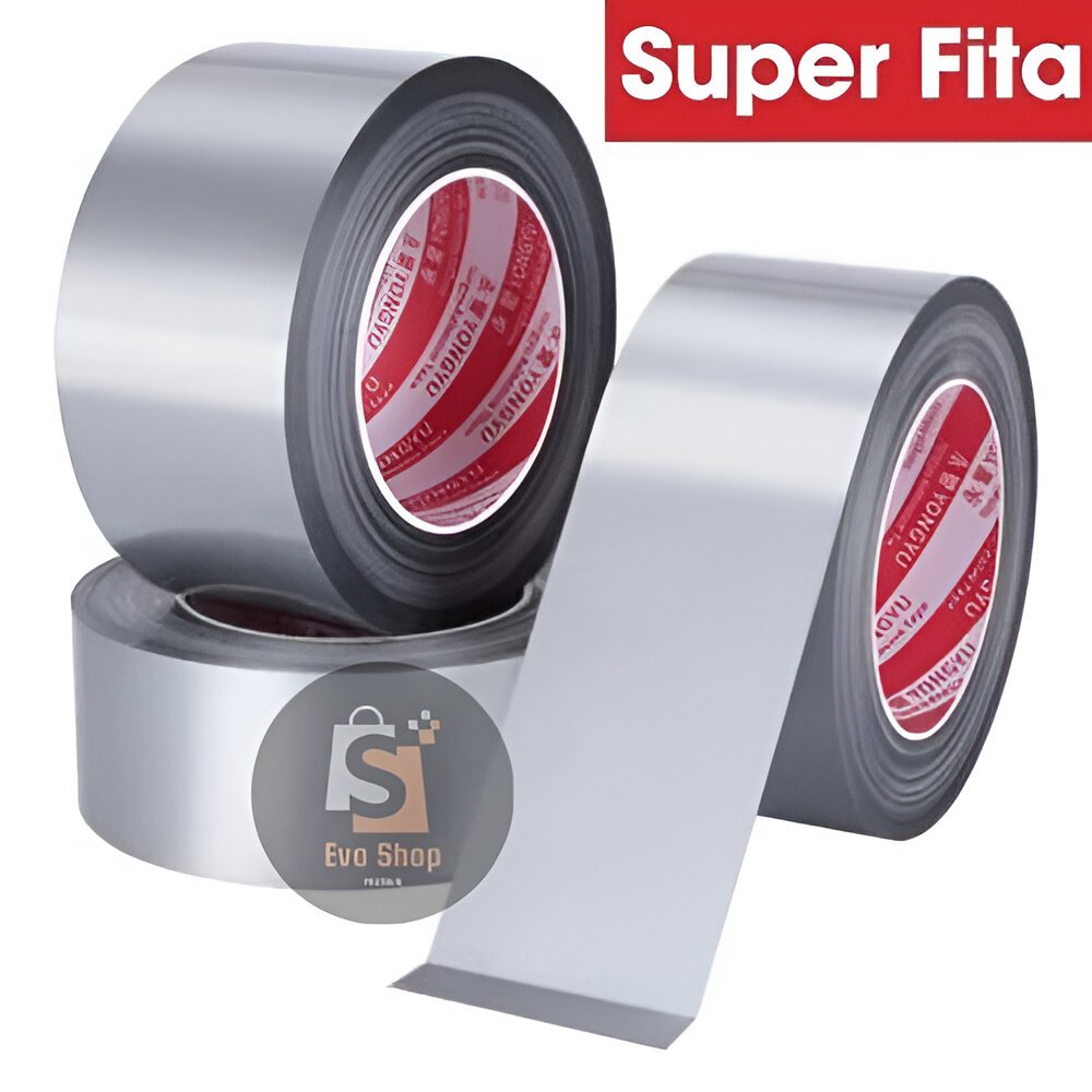 Fita Adesiva Silver Tape Multiuso 30mm X 10m para uso Geral Papelaria ...