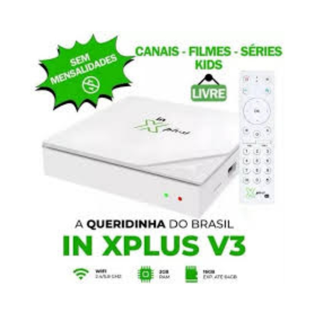 LANÇAMENTO XPLUS V3 HD 4K CONVERSOR | Shopee Brasil