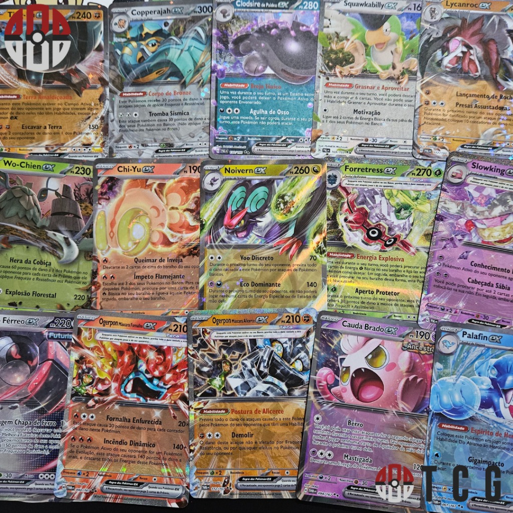 Até 100 cartas + ULTRA RARA Garantida Pokémon Originais COPAG | Shopee ...