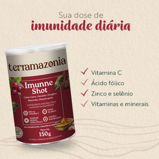 Imunne Shot Terramazonia Blend Funcional Natural Pote 150g | Shopee Brasil