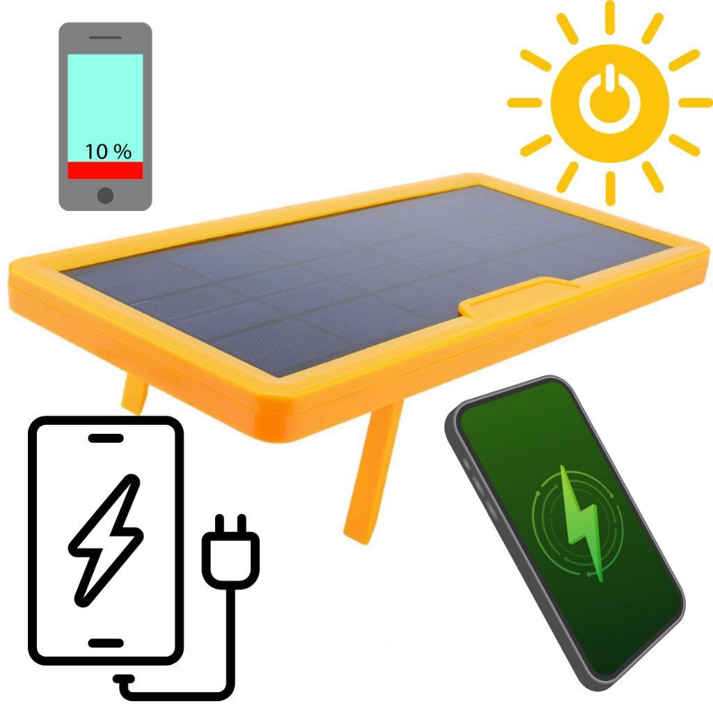 Mini Placa Painel Solar Com USB 6w/6v Carregador de Celular e Outros | Shopee Brasil