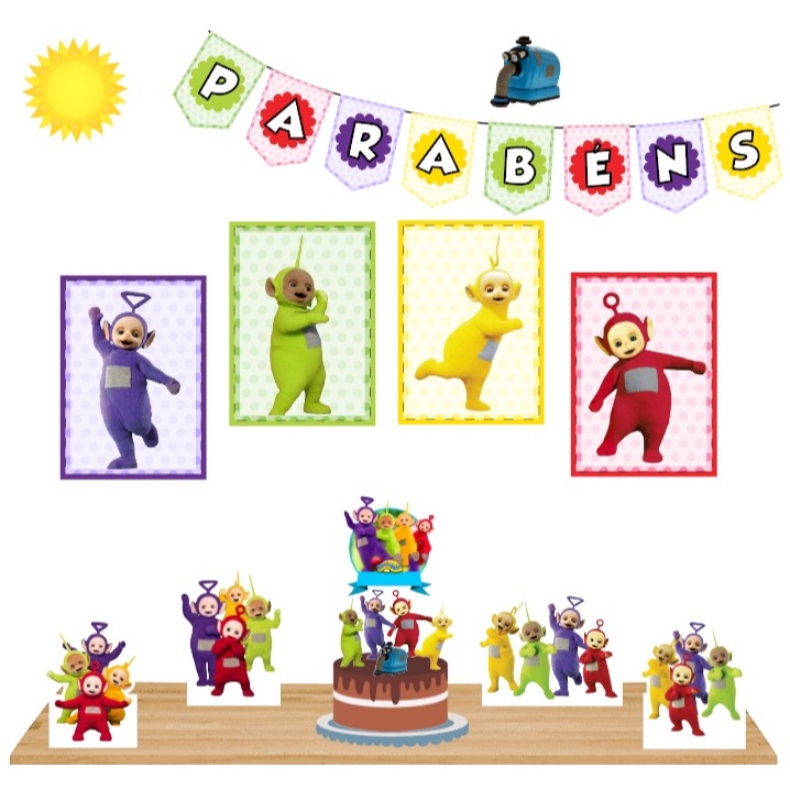 KIT FESTA - TELETUBBIES | Shopee Brasil