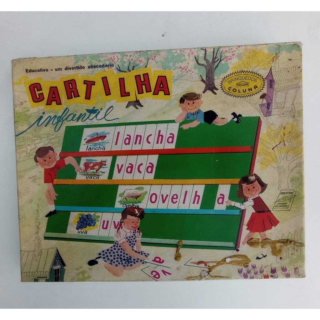 Jogo Cartilha - Brinquedos Coluna - Anos 60 | Shopee Brasil