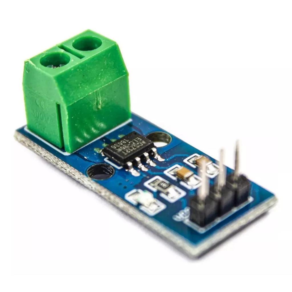 Sensor De Corrente 20a Acs712 Ac/dc Com Efeito Hall Arduino | Shopee Brasil