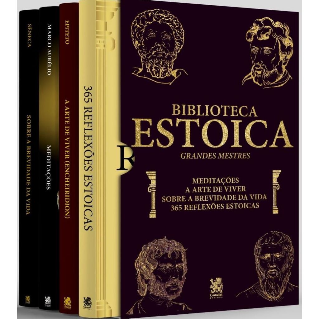 Biblioteca Estoica: Grandes Mestres - Box 4 Volumes Camelot Editora ...