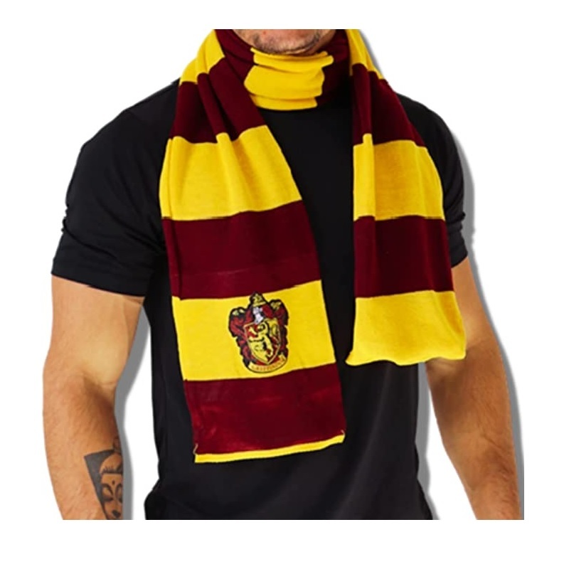 Cachecol Harry Potter Grifinória Emblema Bordado | Shopee Brasil
