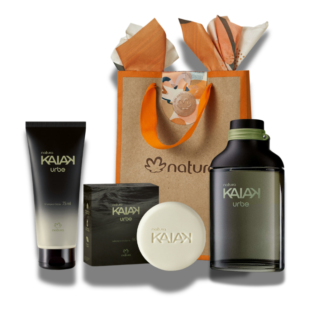 NATURA PRESENTE KAIAK Urbe Masculino Uber Masculino 1 Shampoo detox 75 ...
