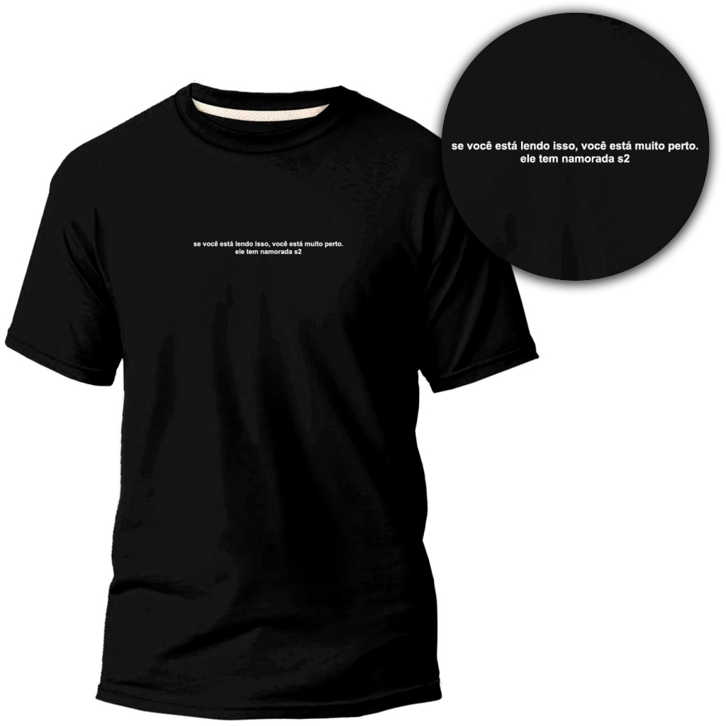 Camisa Camiseta Basica Anti-atrevida Namoradas 100% Algodão Premium ... Camisa Camiseta Basica Anti-atrevida Namoradas 100% Algodão Premium ...