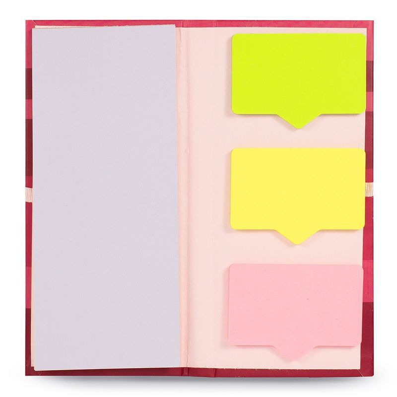CONJUNTO 4 STICKY NOTES PREMIUM MAGENTA | Shopee Brasil