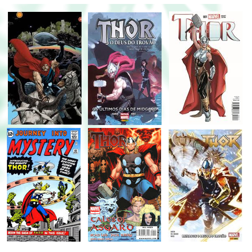 Coleção HQ Thor - O Poderoso / Album Gigante / Formatinho / Especial ...