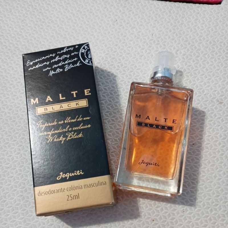 Colônia Malte Black 25 ml | Shopee Brasil