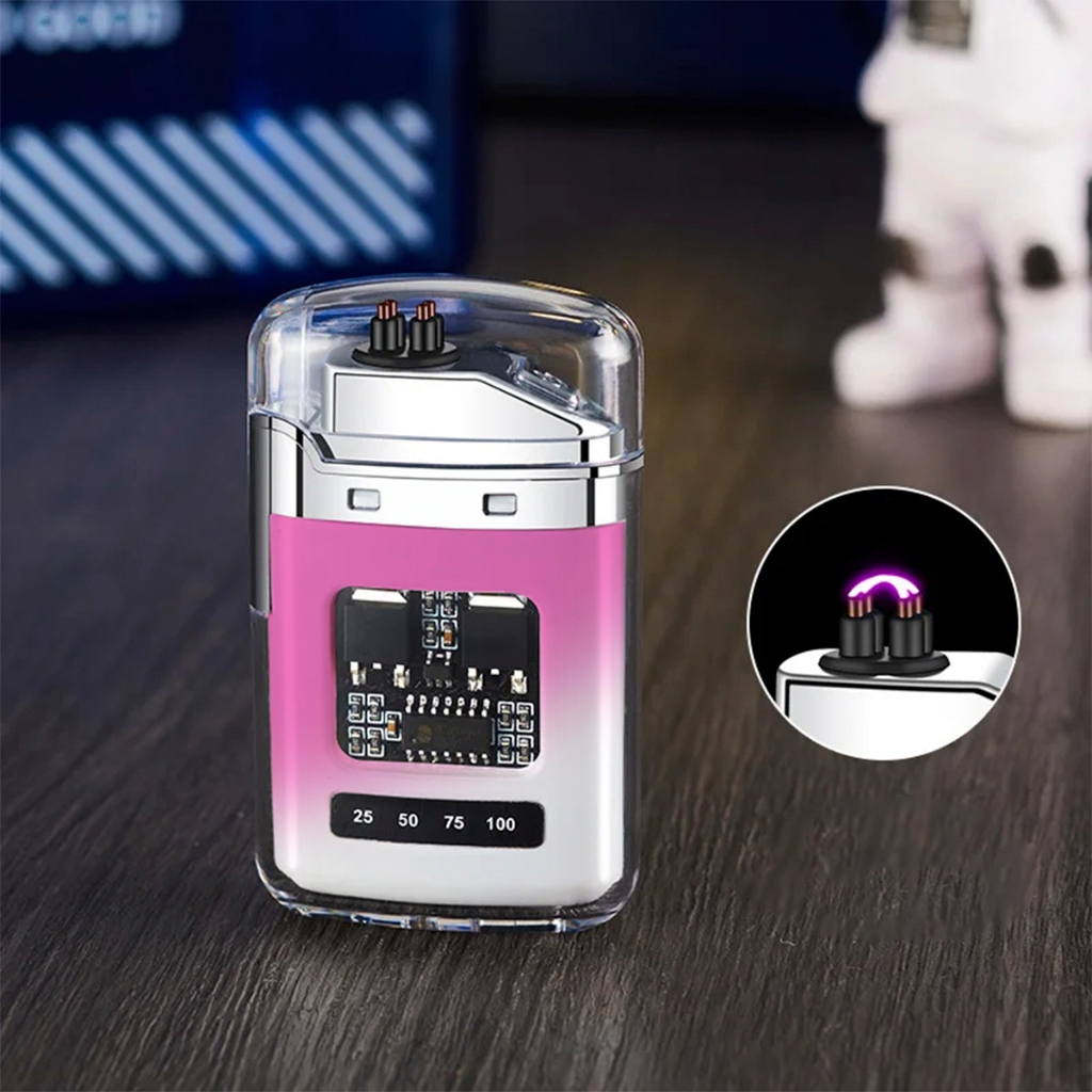 Esqueiro De Plasma Acendendor Elétrico Recarregável USB Portátil ...