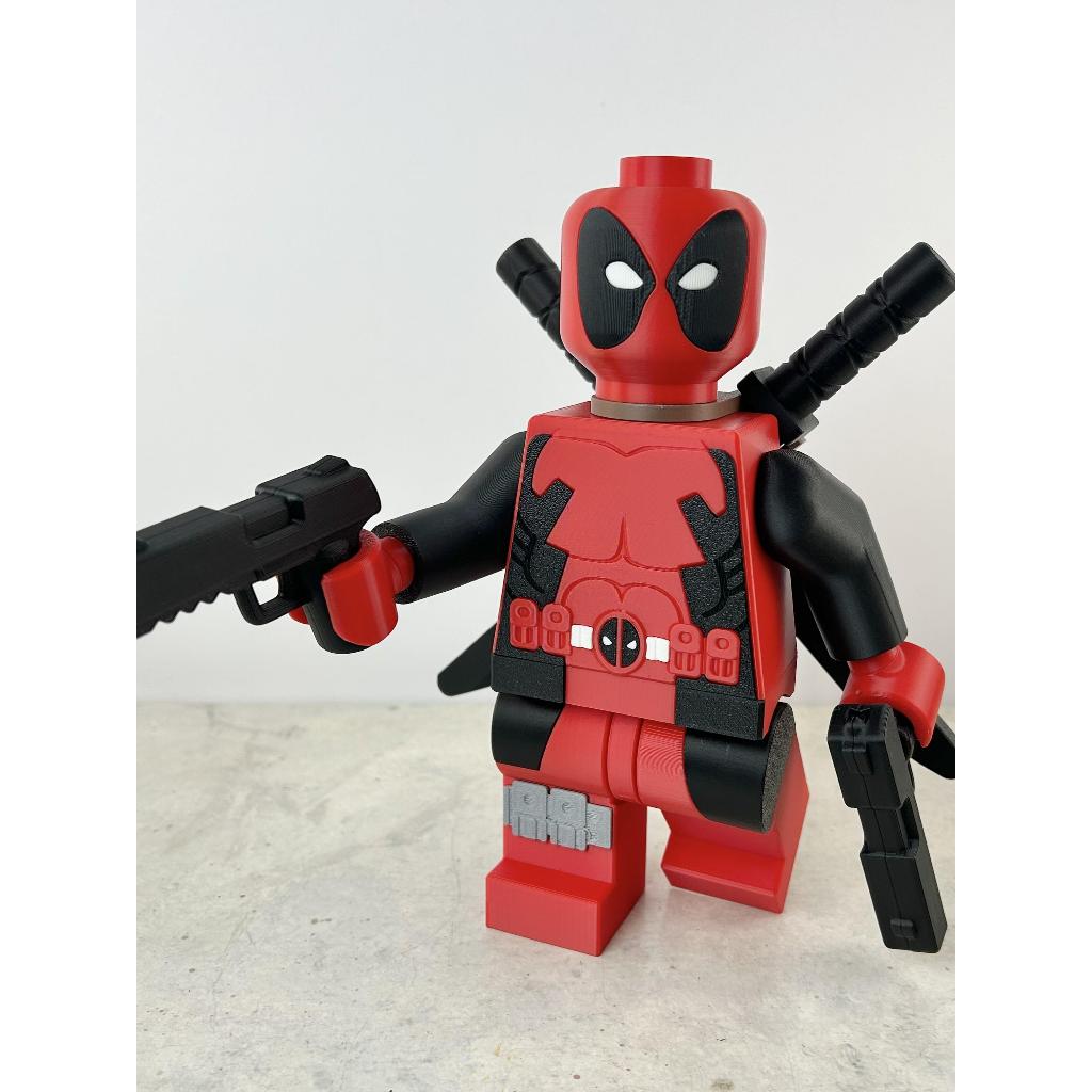 Mega Boneco tipo Lego deadpool + 20cm | Shopee Brasil