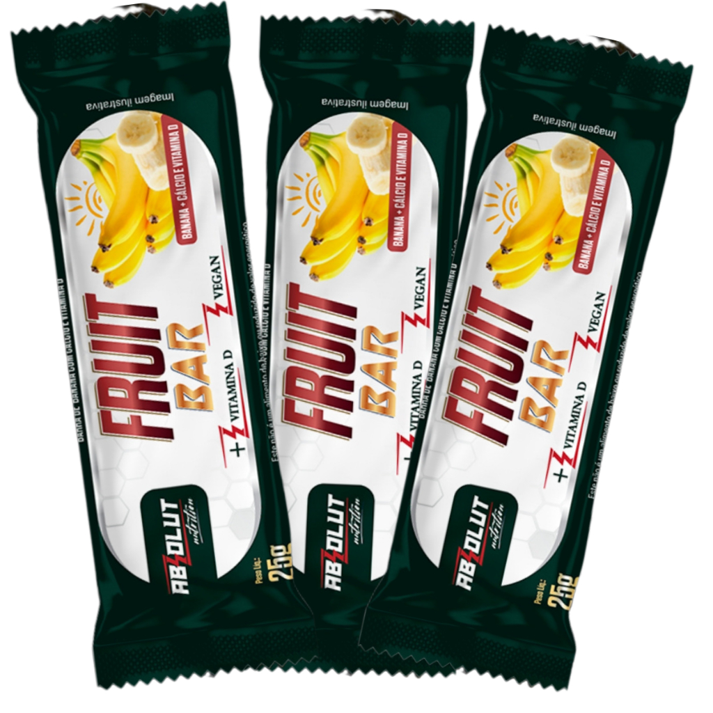 Barra de Fruta Bananinha Fruit Bar com 12 unidades - Absolut Nutrition ...