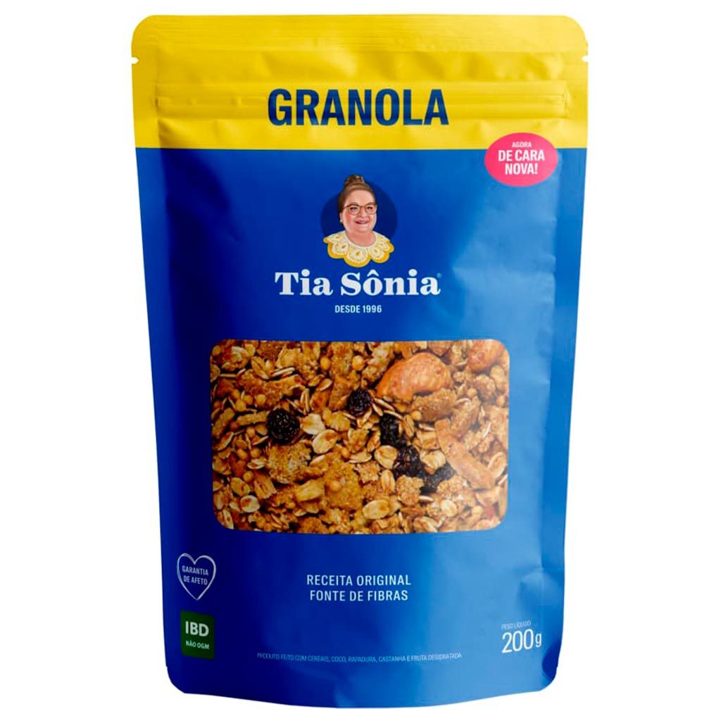 Granola Tradicional 200g - Tia Sônia | Shopee Brasil