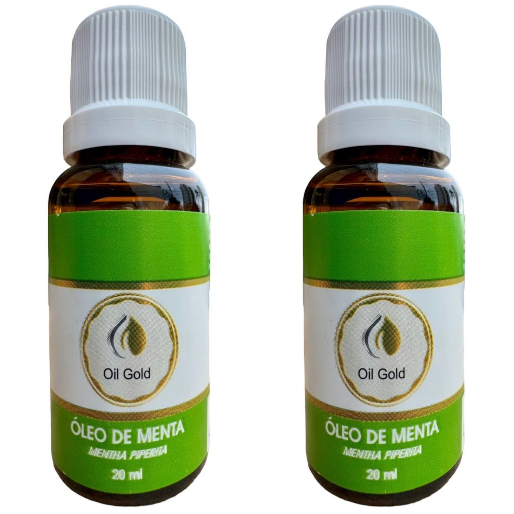 Oil Gold - Óleo de Menta - Mentha Piperita 20ml (cada) - Prensado a ...