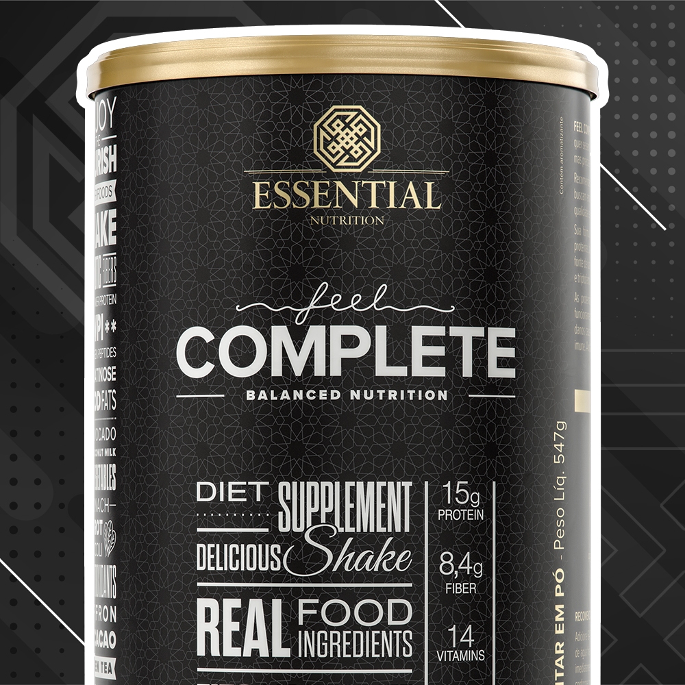 Feel Complete Essential Nutrition (547g) Chocolate | Shopee Brasil