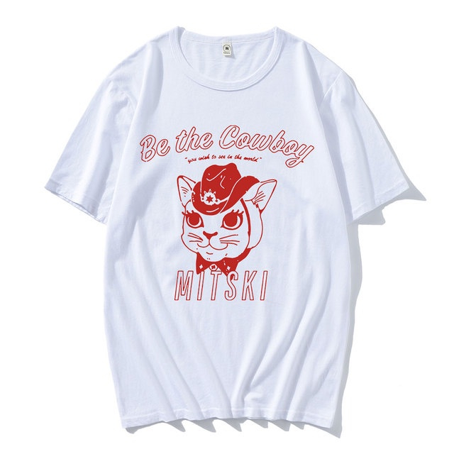 Camiseta Be The Cowboy Mitski Cat Modelo Streetwear | Shopee Brasil