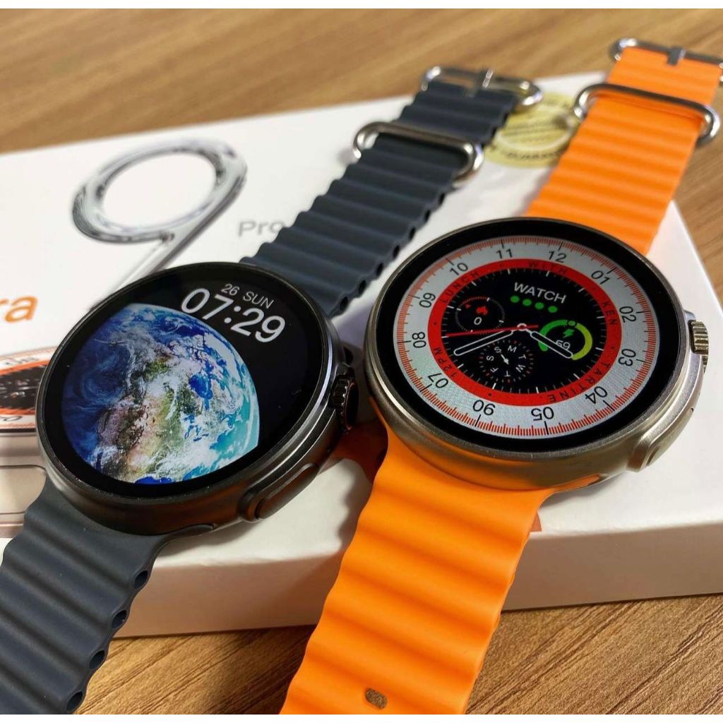 SmartWatch Ultra 9 Pro Redondo 49mm Lançamento 2024 A Prova D'Água IP68 ...