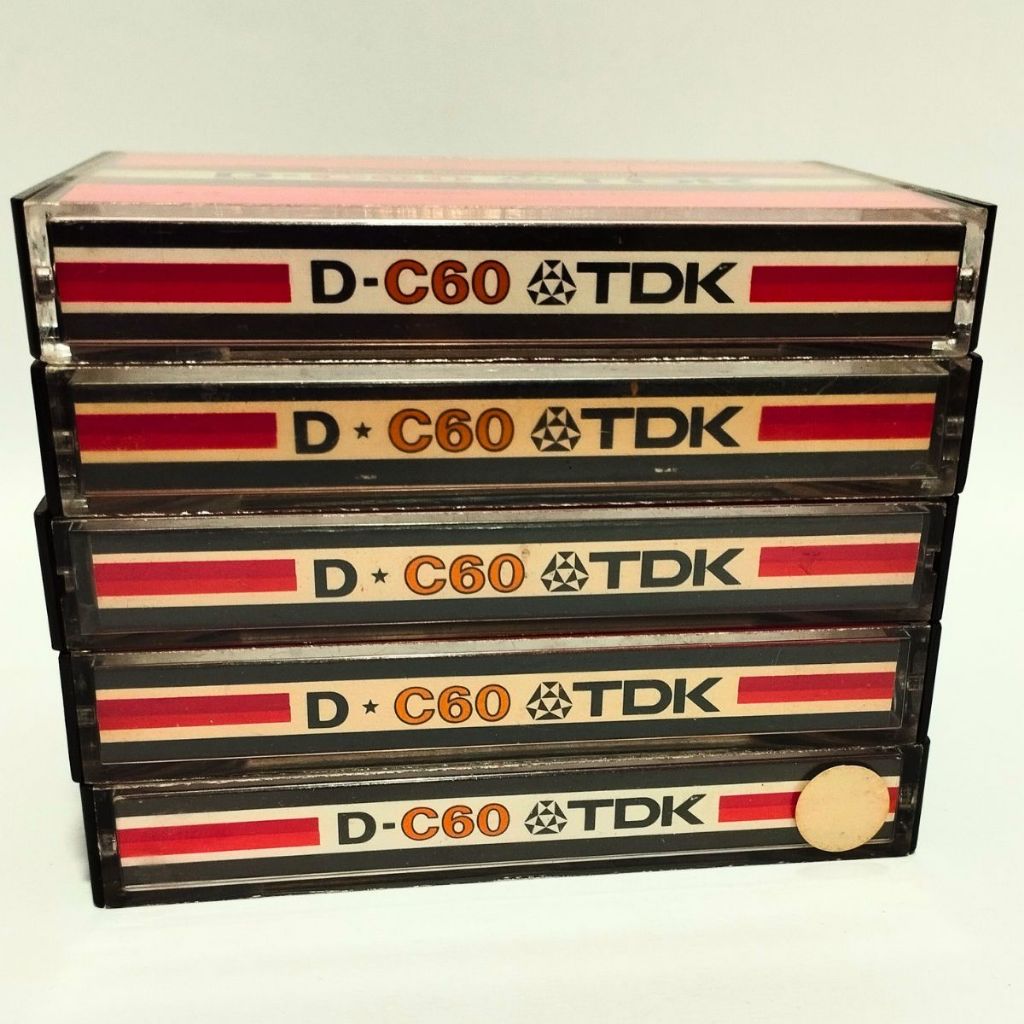 Fitas K7 Cassete TDK D C60(5 Unidades)Usadas | Shopee Brasil