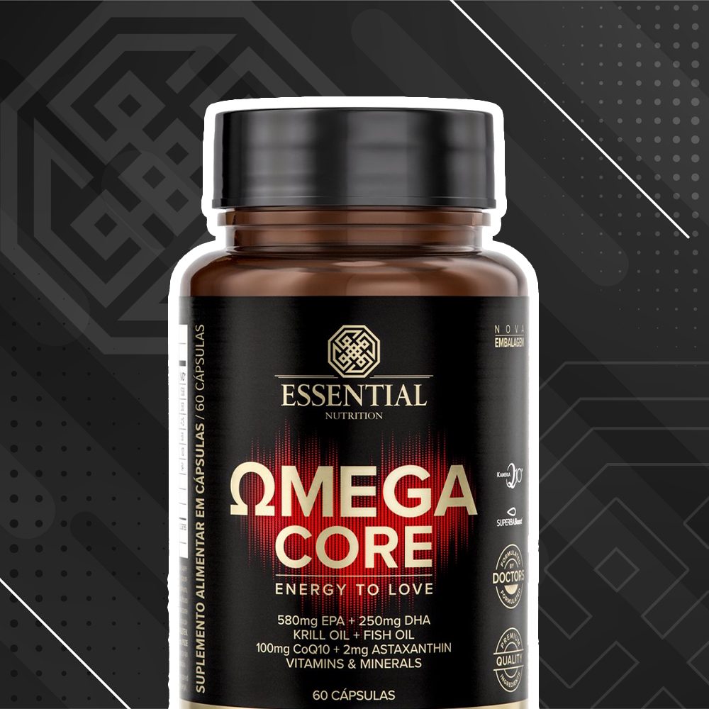 Omega Core (60 Cápsulas) Essential Nutrition | Shopee Brasil