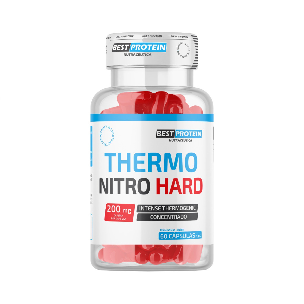 Thermo Nitro Hard - Potente Termogênico para Queima de Gordura | 60 ...