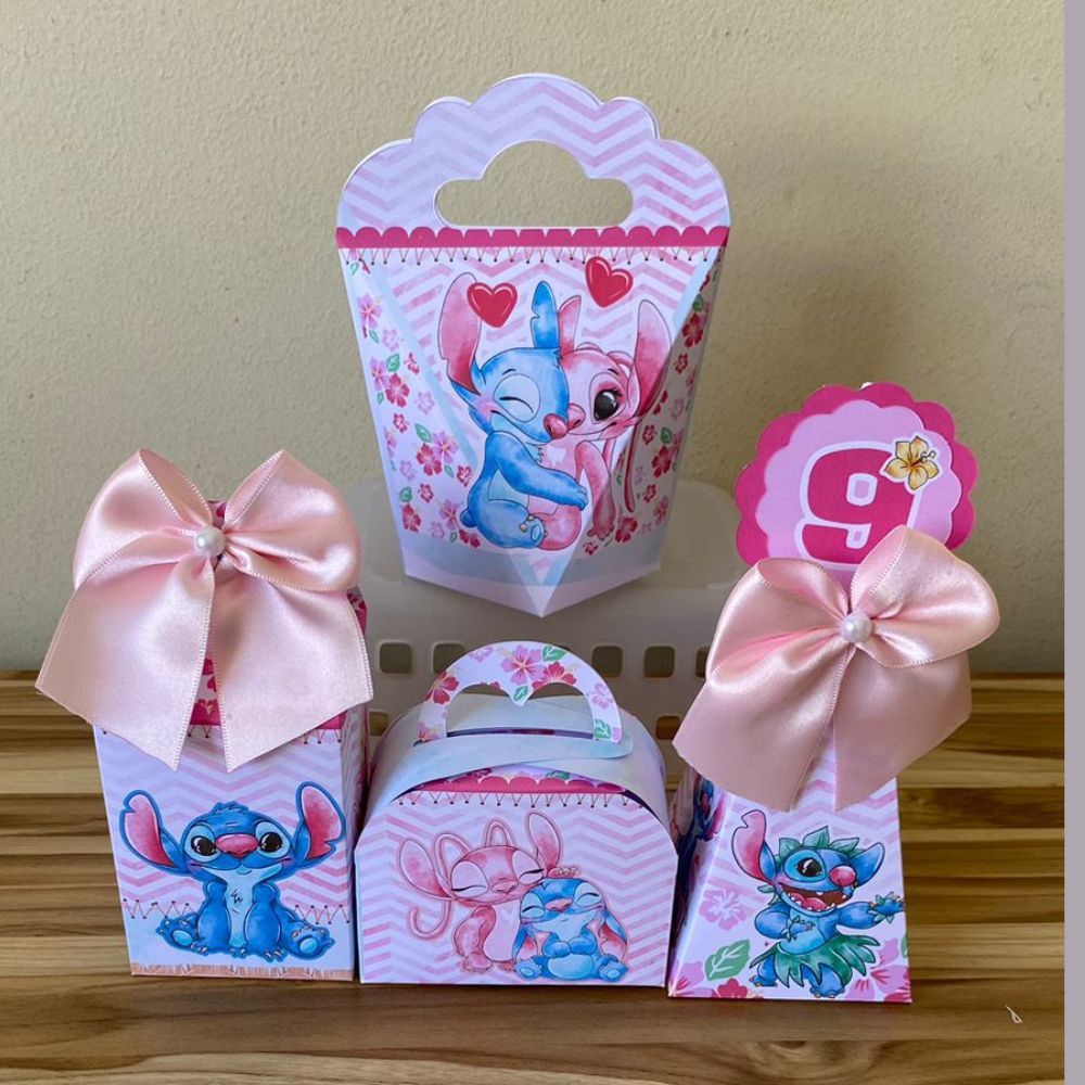 PEGUE E MONTE - Kit Caixinha Festa Personalizados Lembrancinha Lilo e ...