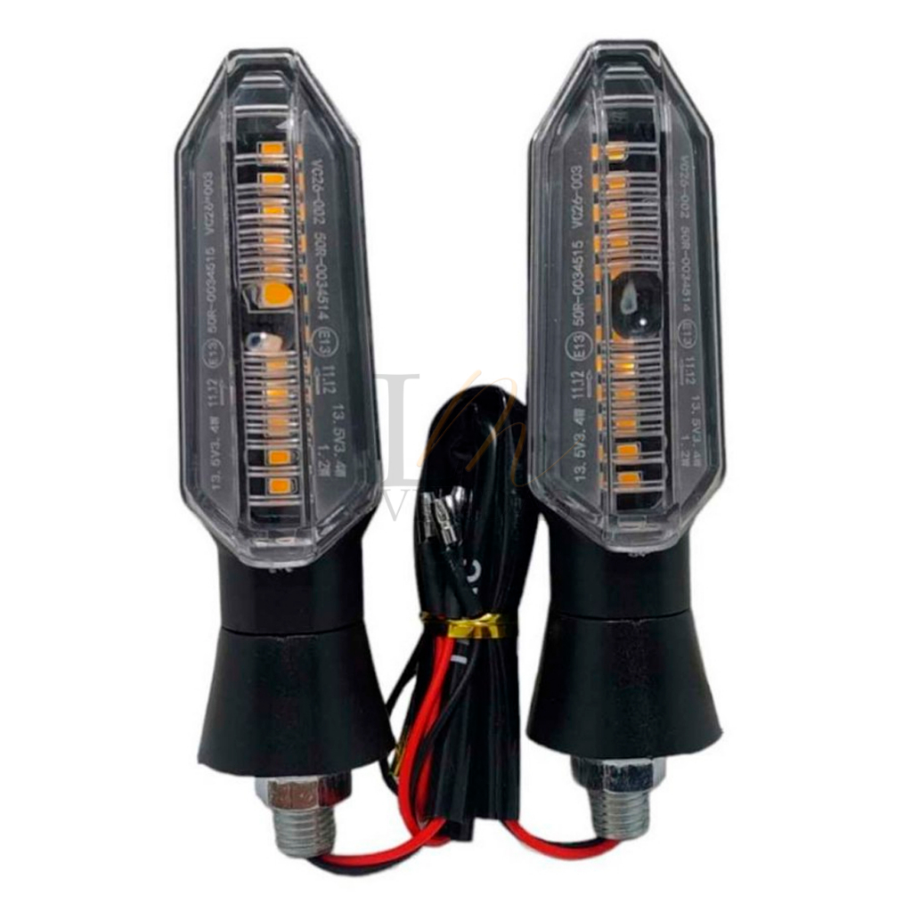 Kit 2 Pisca Led Twister Seta Para Moto Universal Modelo Esportivo LED ...