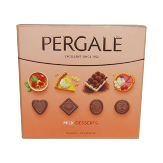 Chocolates Pergale Milk Desserts 116g Caixa | Shopee Brasil