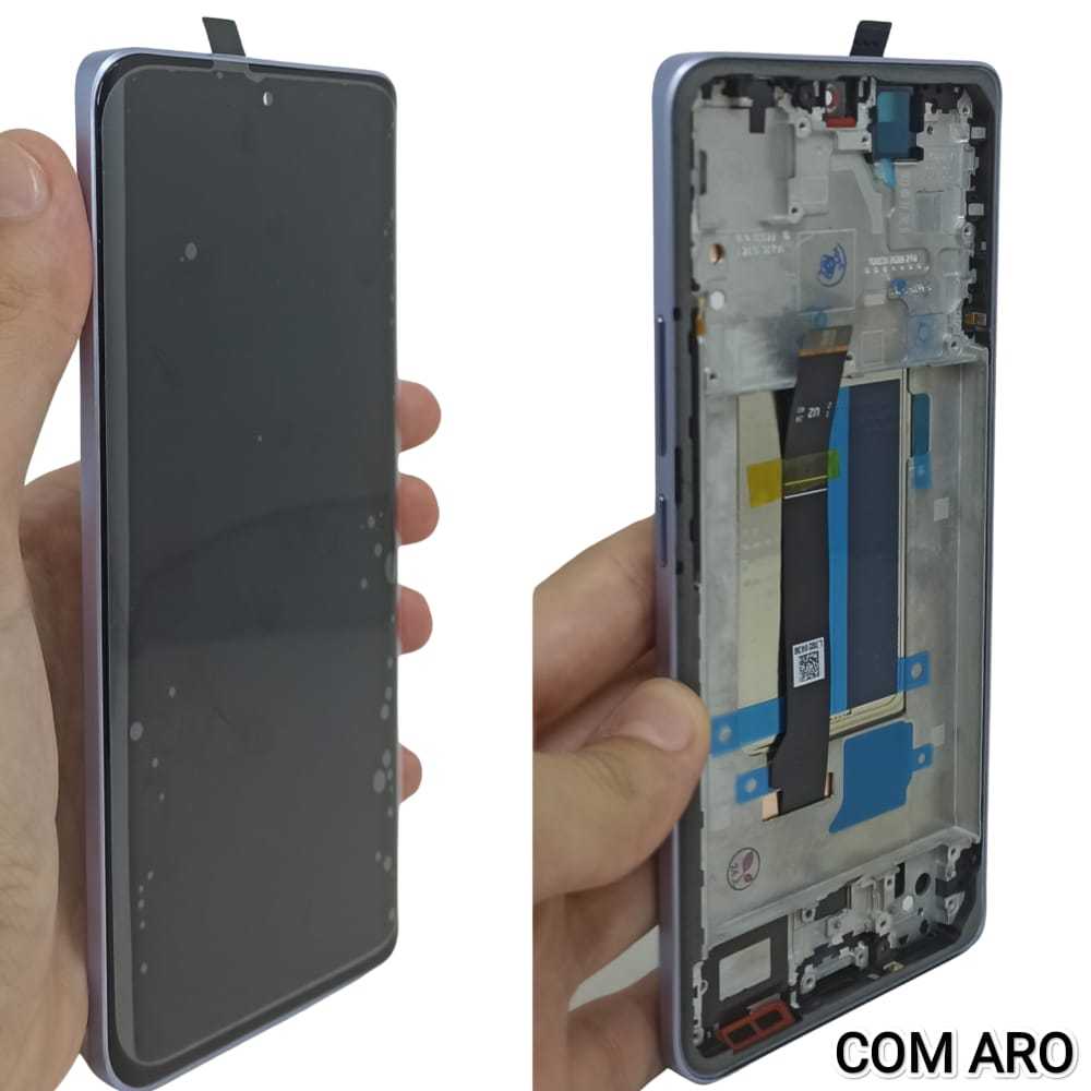 Tela Frontal Redmi Note 13 Pro + Plus 5G Amoled Display Moldura ou Sem Aro Original Nacional ...