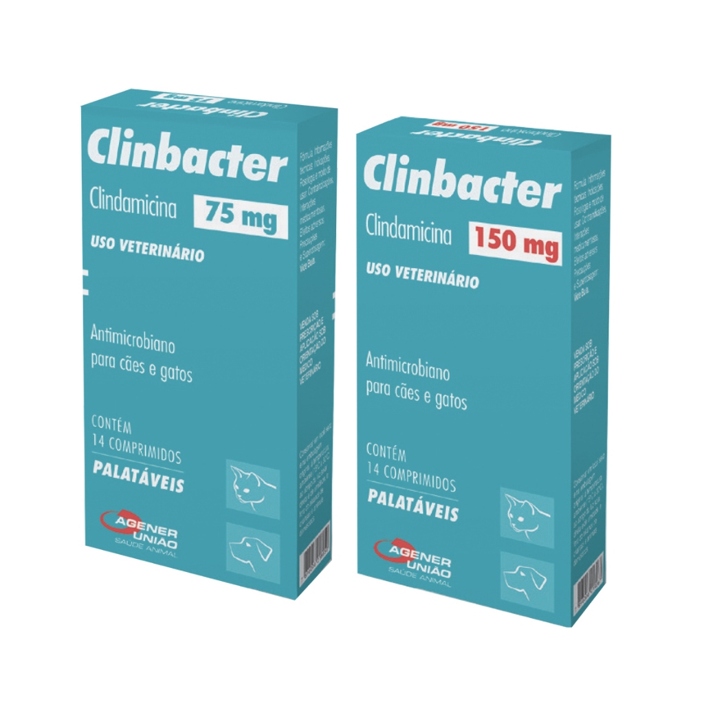 Clinbacter - Cloridrato de Clindamicina P/ Cães e Gatsos | Shopee Brasil