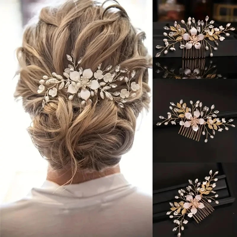 Arranjo Flor Grinalda Noiva Casamento Cabelo Festa | Shopee Brasil