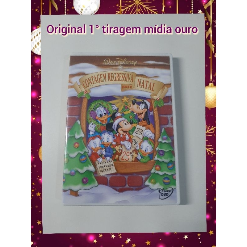 DVD Walt Disney contagem regressiva para o Natal | Shopee Brasil