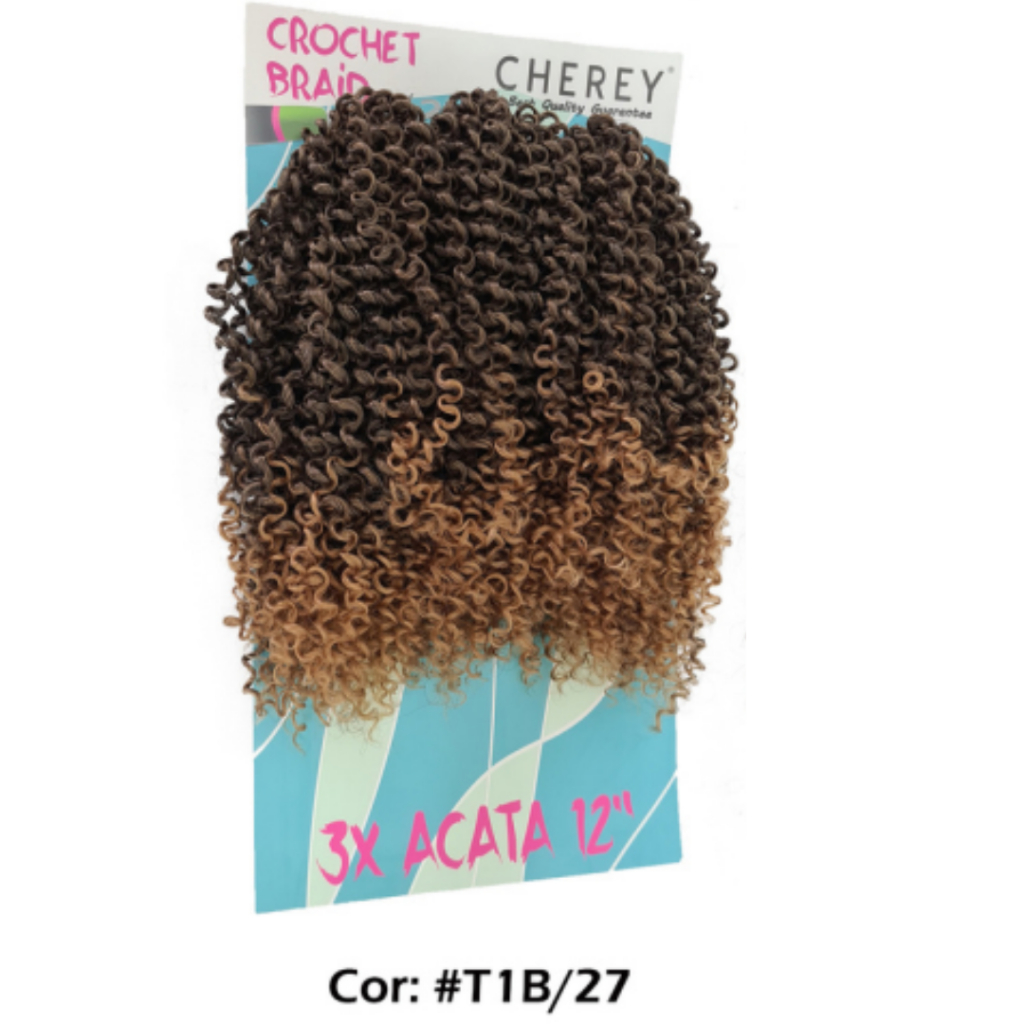 Cabelo Afro Cacheado Curto Acata P Crochet Braids Orgânico | Shopee Brasil