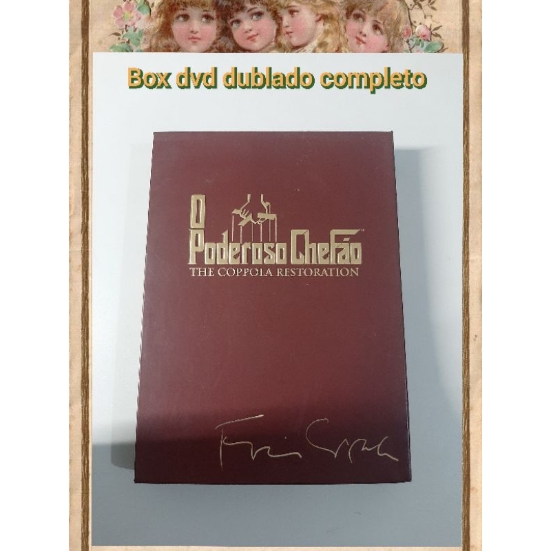 Box DVD O Poderoso Chefão the coppola restoration trilogia original ...