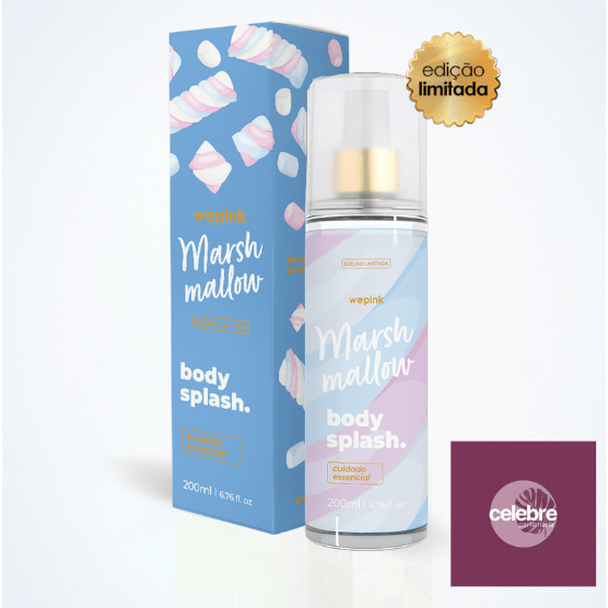 Body Splash Marshmallow Desodorante Colônia 200ml - Wepink | Shopee Brasil