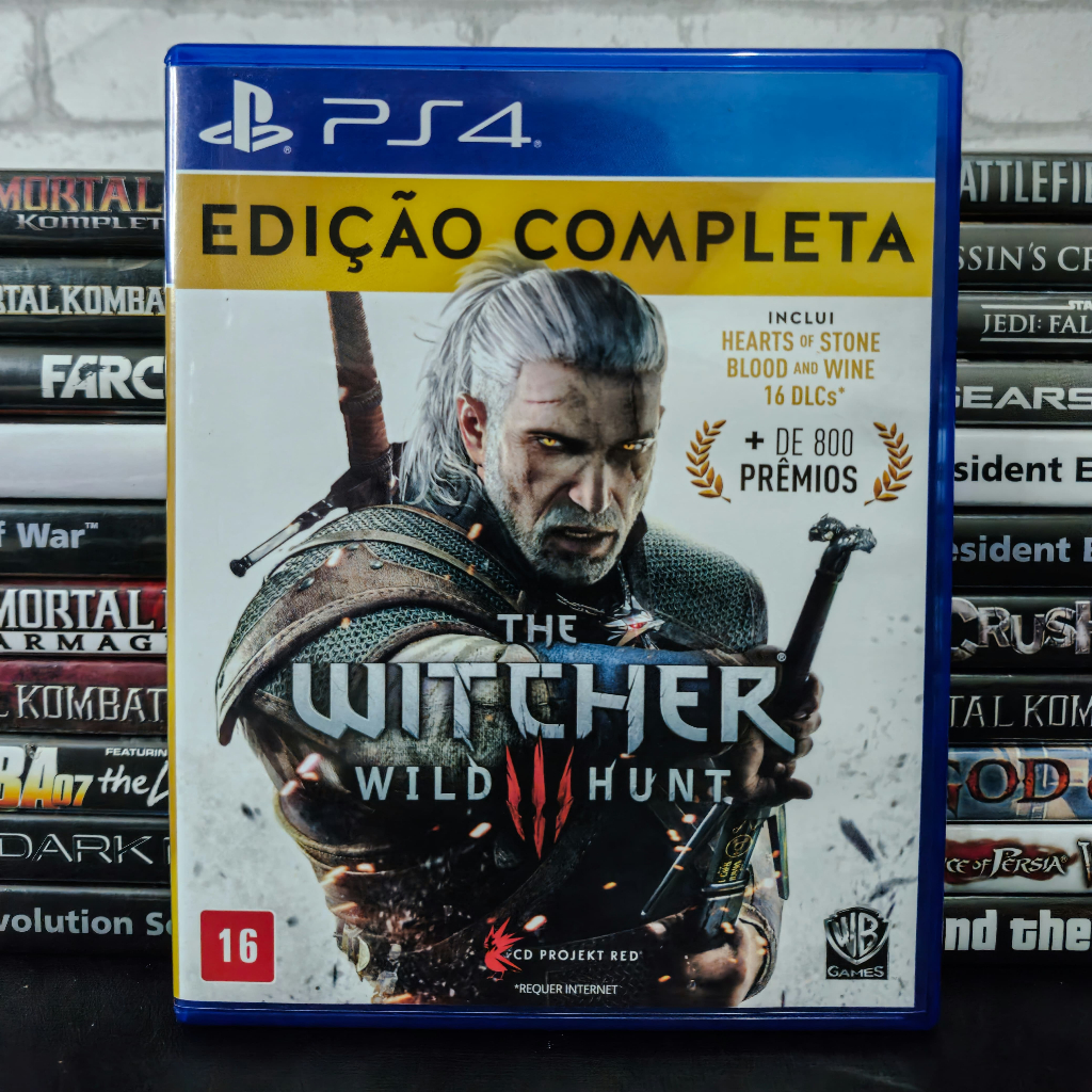 THE WITCHER 3: WILD HUNT EDIÇÃO COMPLETA - PS4 MIDIA FISICA | Shopee Brasil