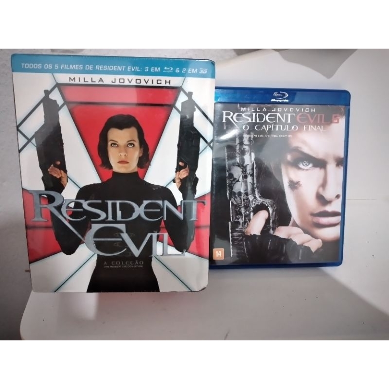 Box Resident Evil/Blu-ray 6 Discos (Box lacrado) | Shopee Brasil