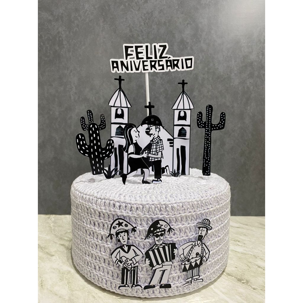 Topo Topper de Bolo Aniversário - Tema SERTÃO,INTERIOR,NORDESTE ...