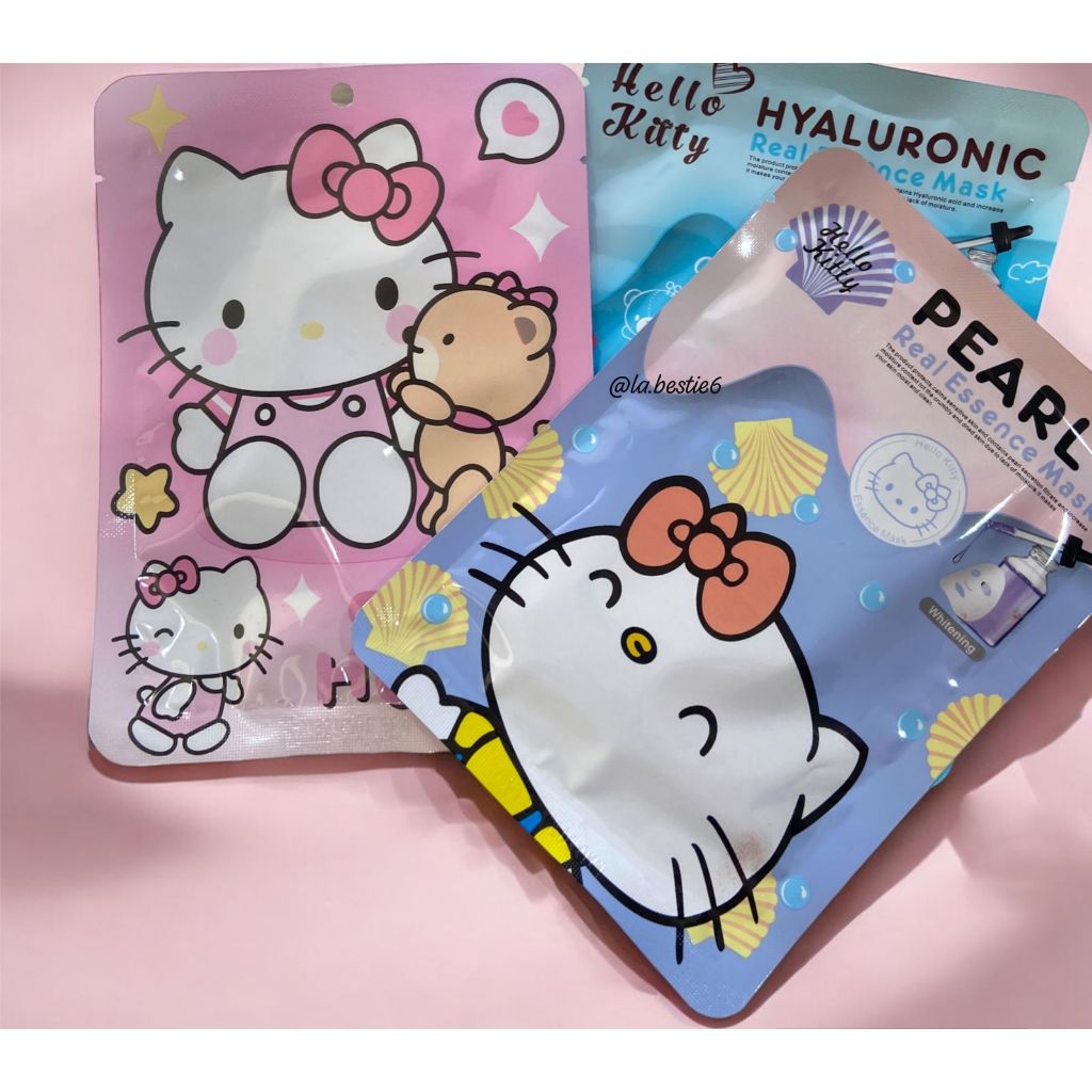 Máscara Facial Hidratante Hello Kitty | Shopee Brasil