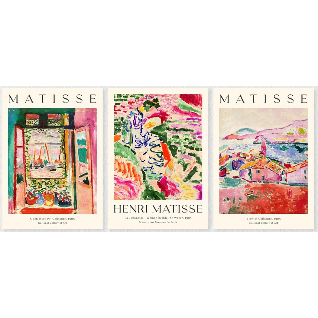 Quadro decorativo Matisse Retro Pintura 40x60 | Shopee Brasil