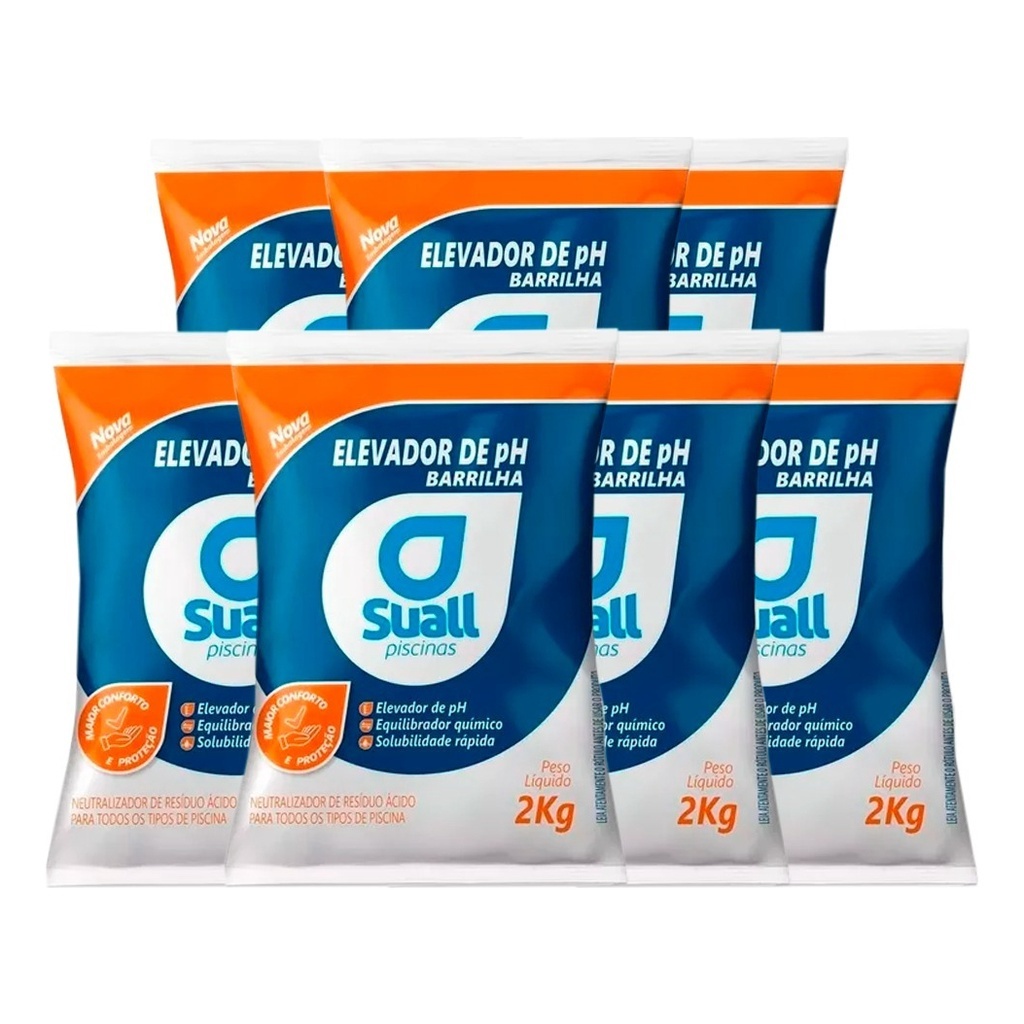 Kit Barrilha Leve, Elevador De Ph Ph Mais+ 2kg 7pct Suall | Shopee Brasil