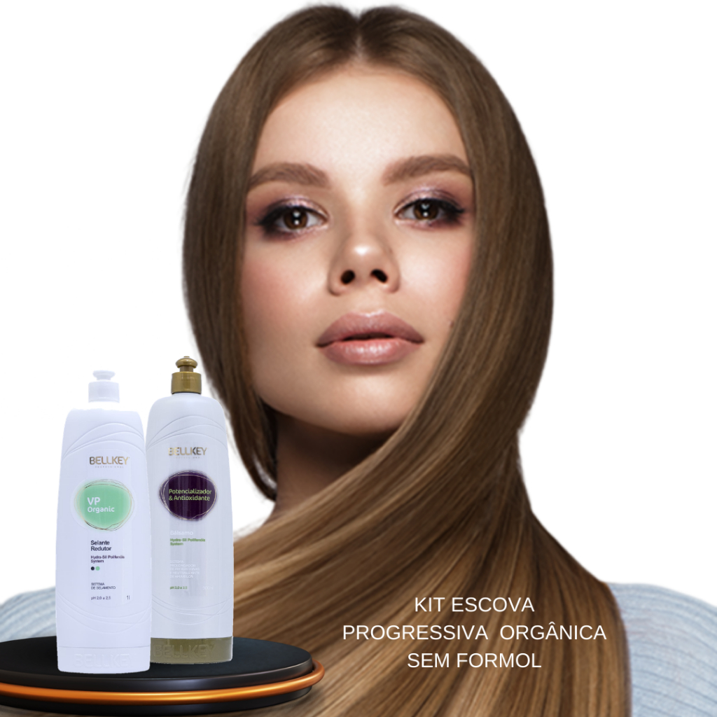 Escova Progressiva Sem Formol KIT Vp Organic Bellkey | Shopee Brasil