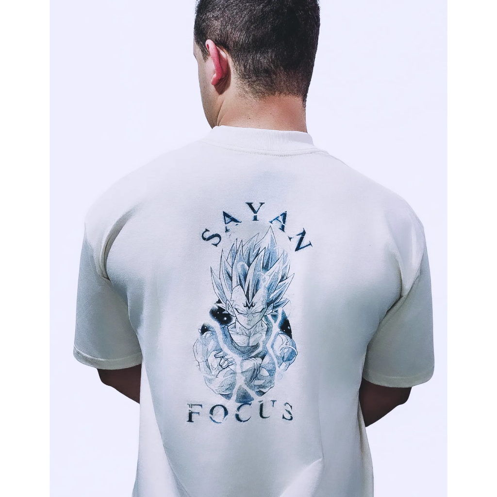 Camisa Oversize Sayan Focus - Off White | Shopee Brasil